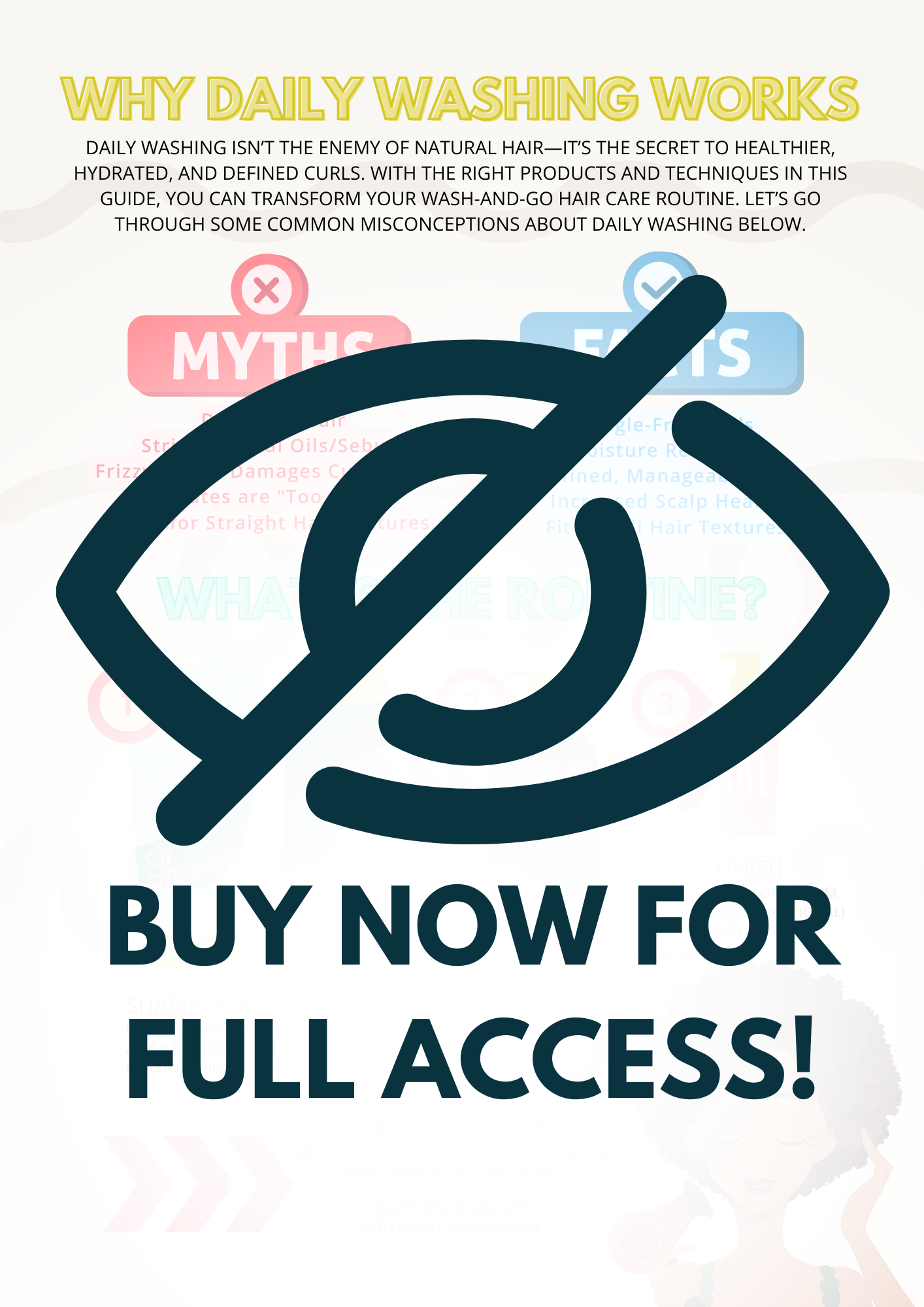 Daily Washing Natural Hair: Your Wash-and-Go Guide for Simplified Hair ...